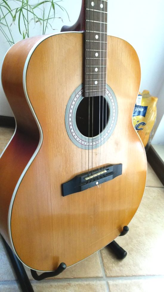 Gitara akustyczna Defil - renowacja | Renowacja gitary akustycznej ...